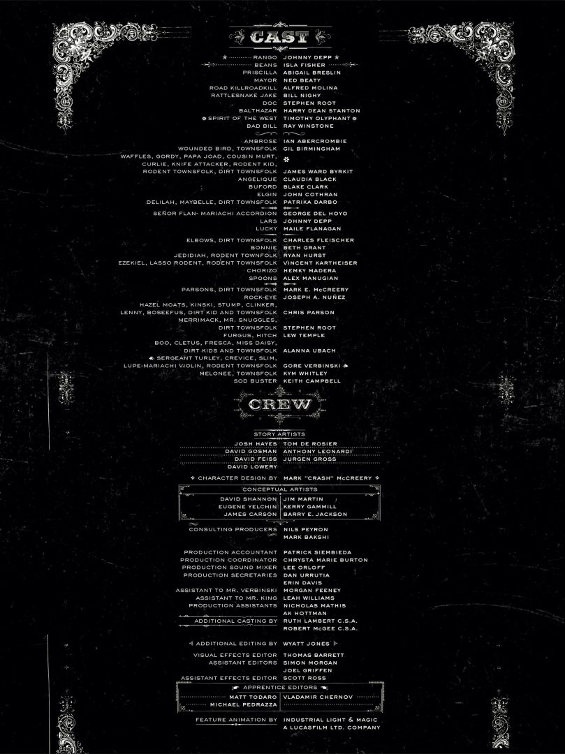 Rango title sequence: 'making of' | Watch the Titles