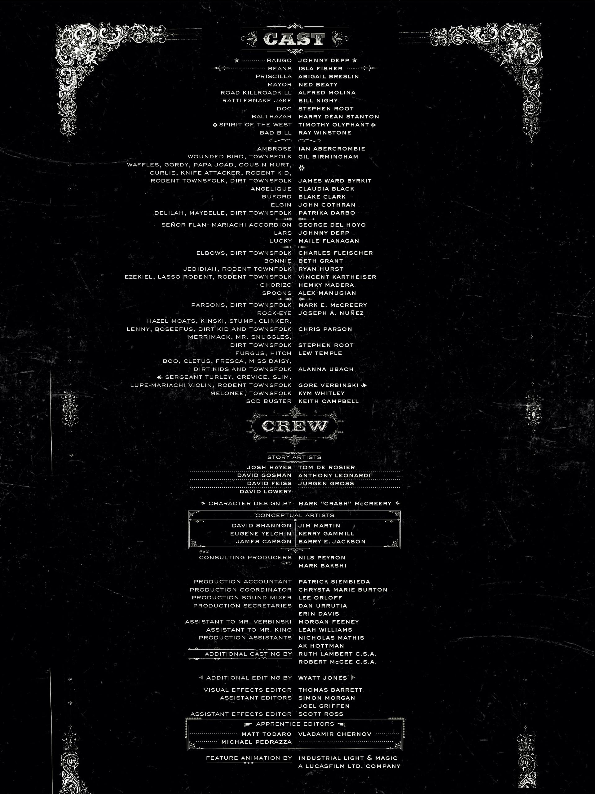 Rango title sequence: 'making of' | Watch the Titles